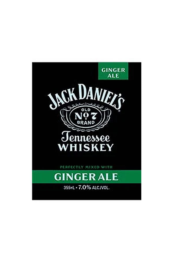 Jack Daniel's Whiskey & Ginger Ale 4Pk